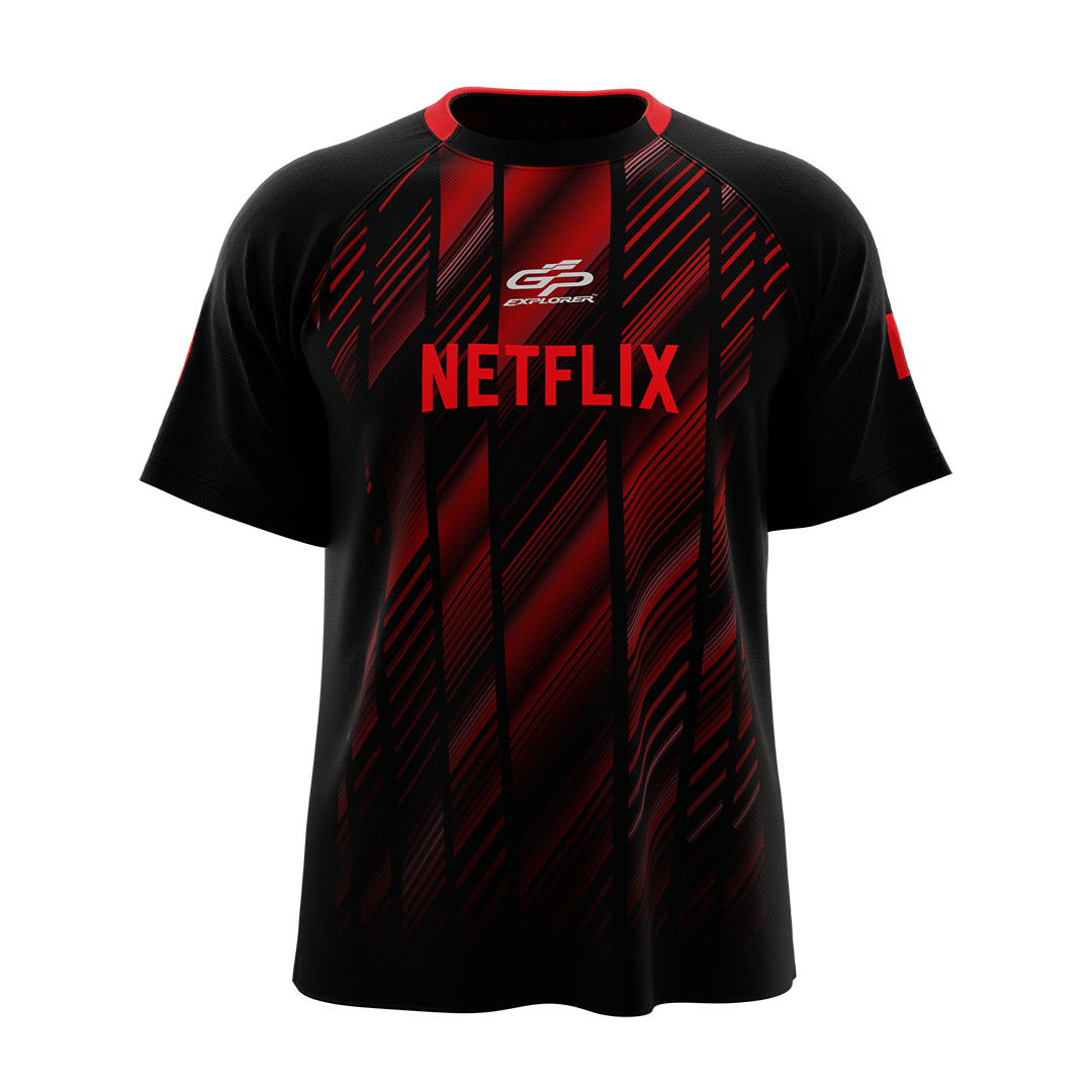 Écurie Netflix - SQUEEZIE / AMINE - Pack maillot / casquette / drapeau